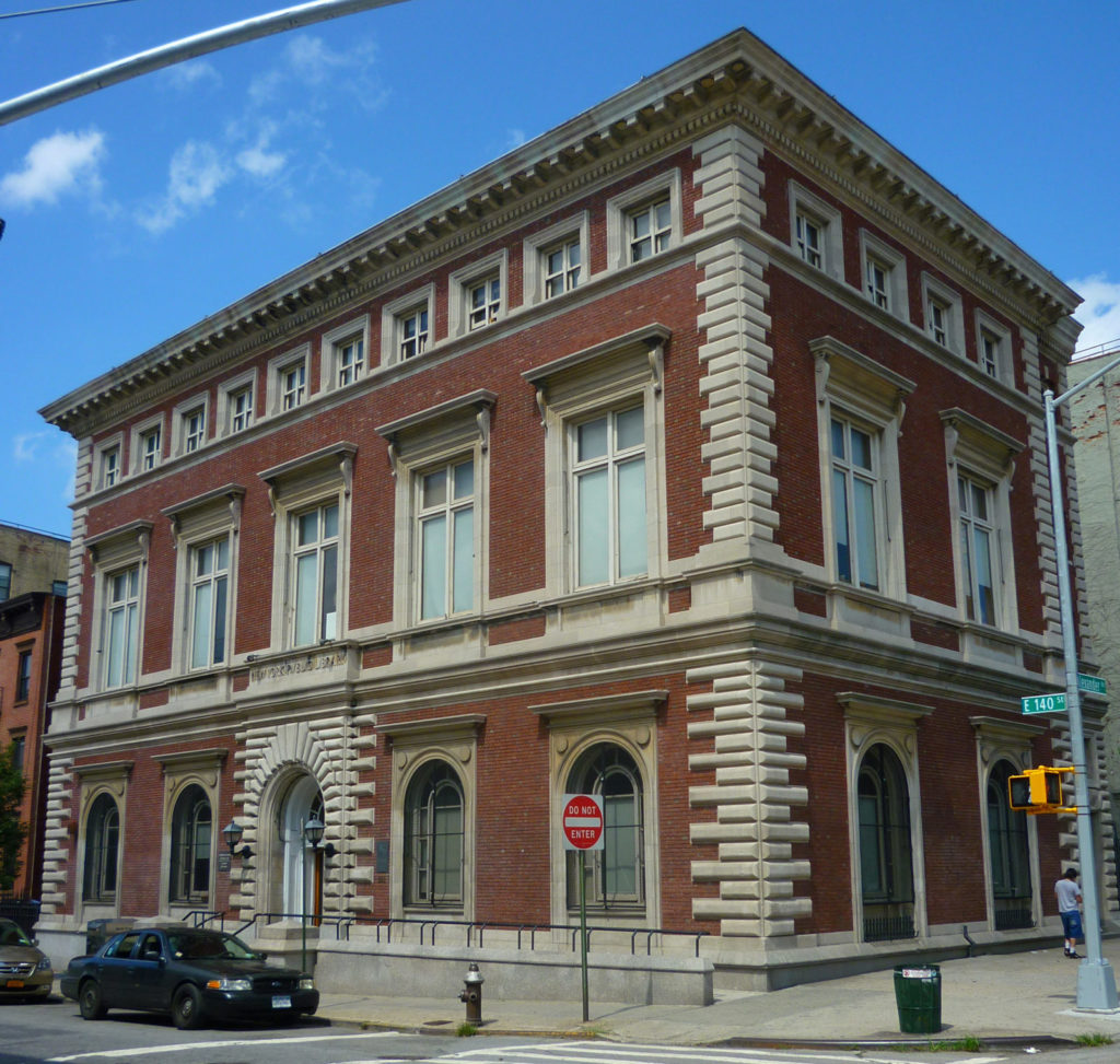 carnegie-library-mott-haven-facade | HDC