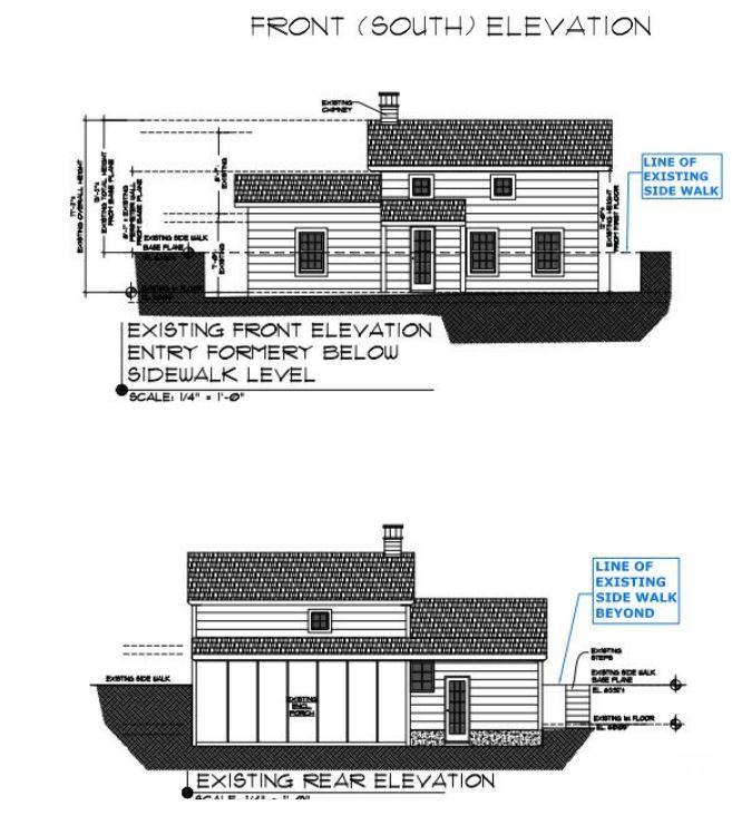 Depew existing elevation | HDC