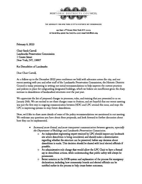 HDC-LPC Buildings At Risk Letter and Survey Results combined | HDC